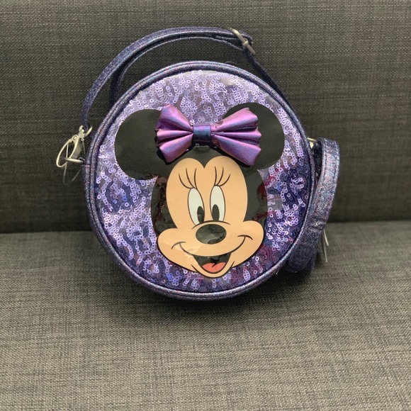 Disney | Accessories | Minnie Mouse Purple Girls Purse | Poshmark